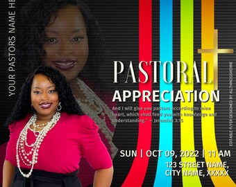 DIY Church Flyer Template for Canva Pastor Appreciation, Church ...
