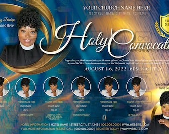 DIY Church Flyer Template for Canva Pastor Appreciation, Church ...