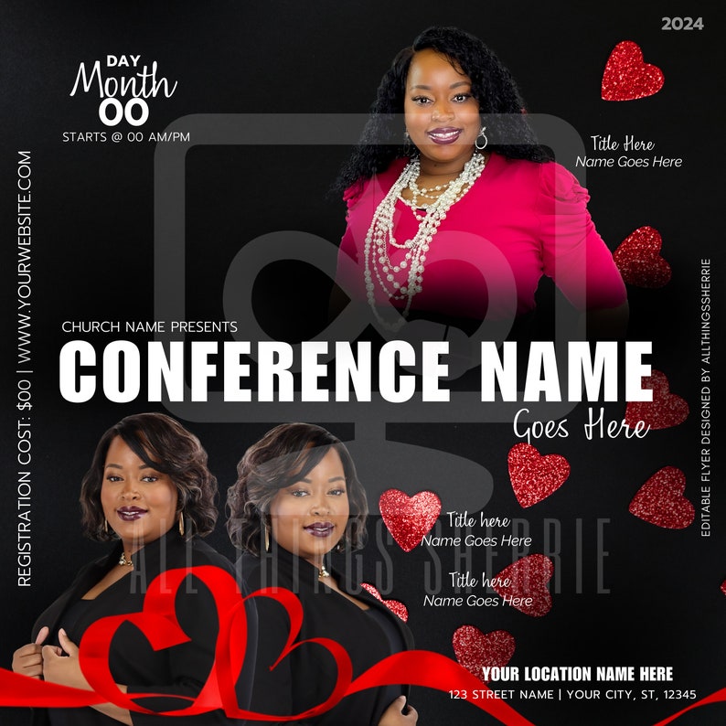 DIY Church Flyer Template for Canva Pastor Appreciation, Church ...