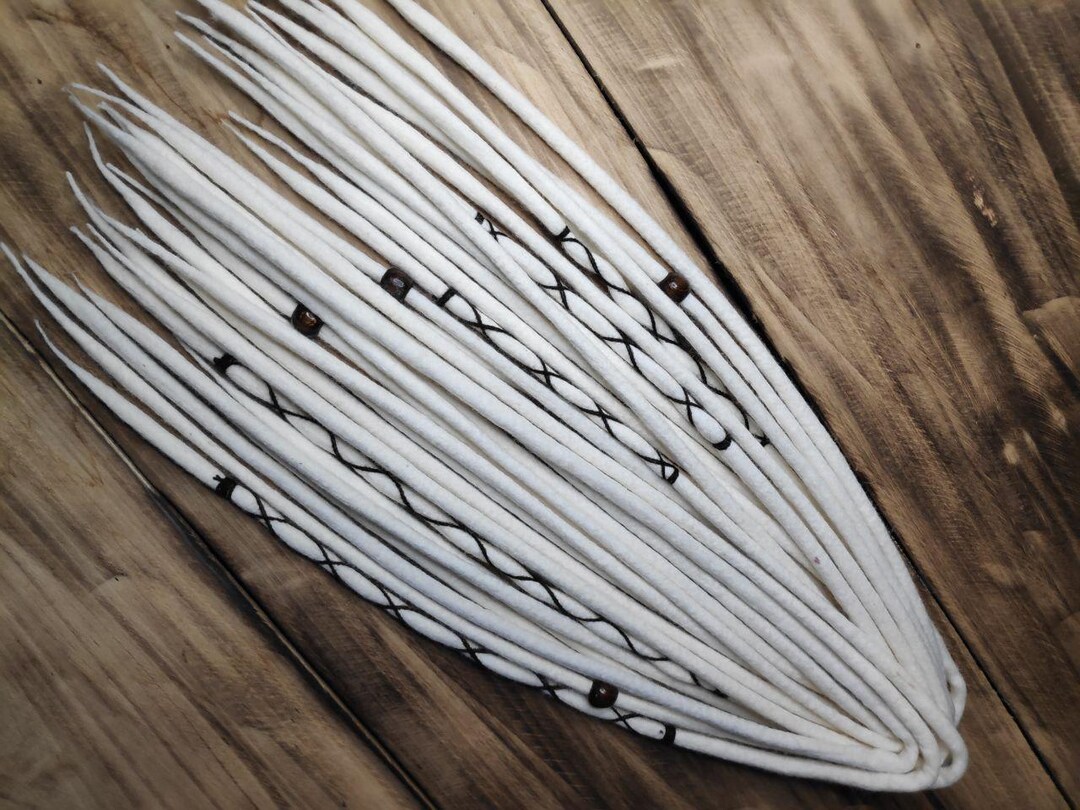 Wool Merinos Dreads Double Single Ended Natural Color Custom ECO ...