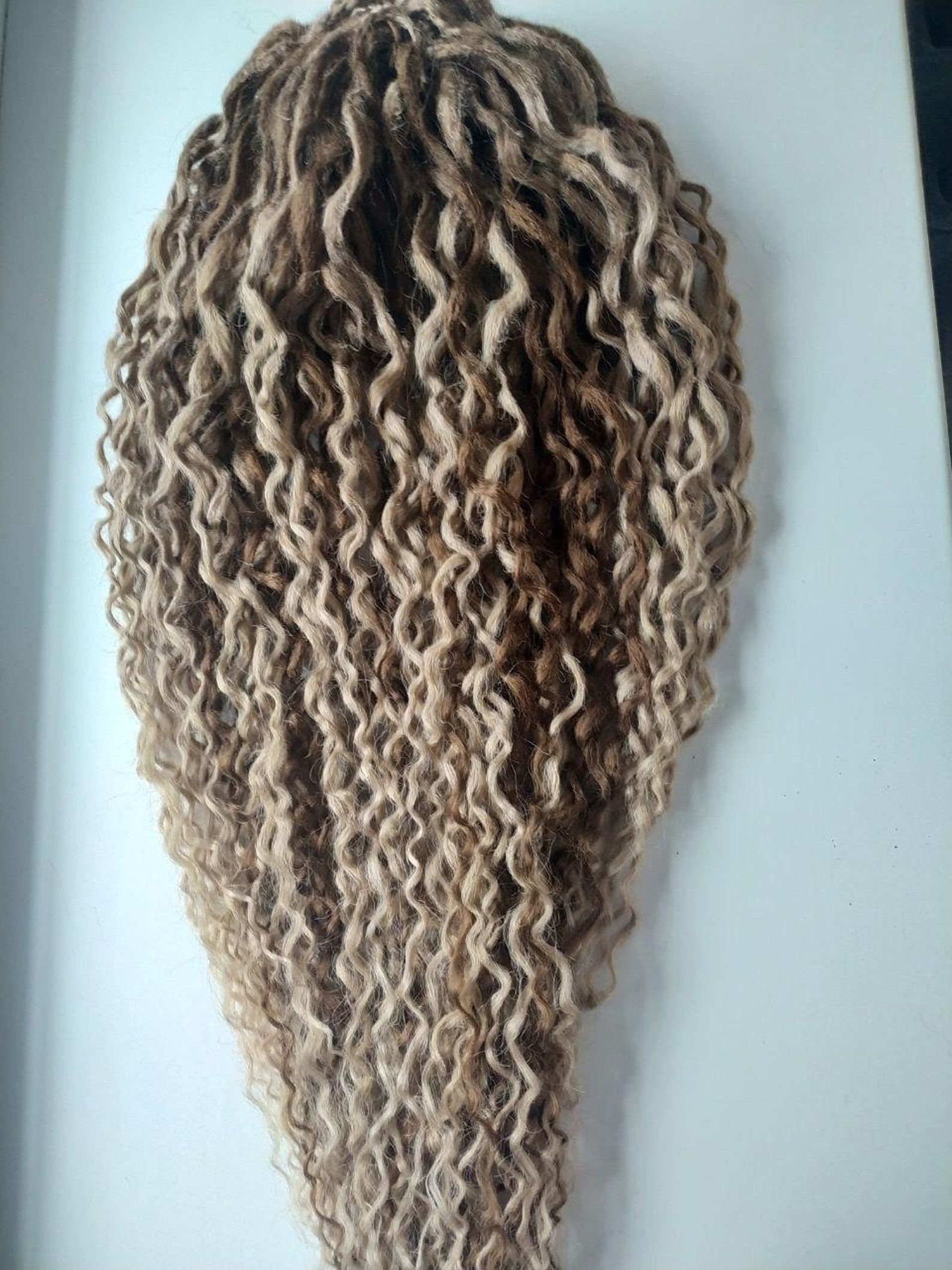 Curly Dreads Crochet Curly Dreadlocks Natural Looks Double - Etsy