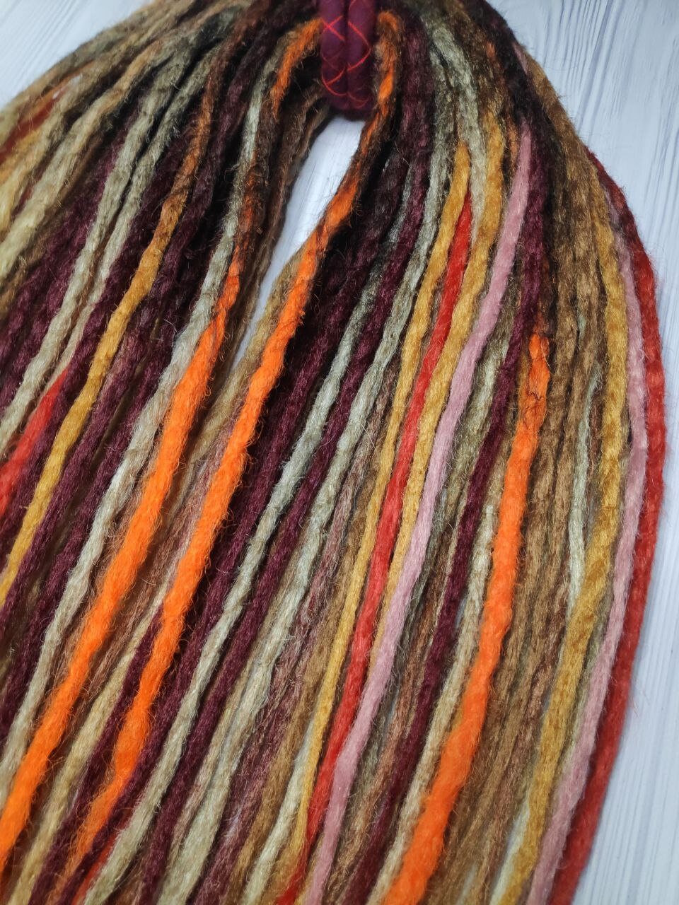 Full Set Double Ended & Single Ended Locs Crochet Dreadlocks Custom ...