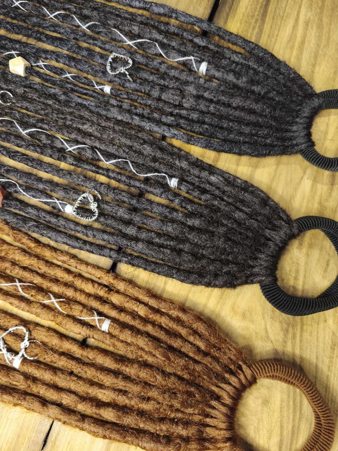 Synthetic Dreadlock Ponytail on on Elastic Hairband Bohemian Dreads ...