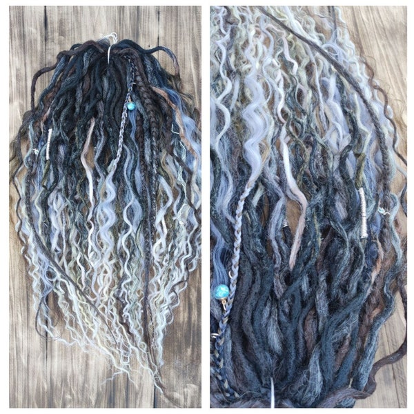 Grey Hair Extensions - Etsy