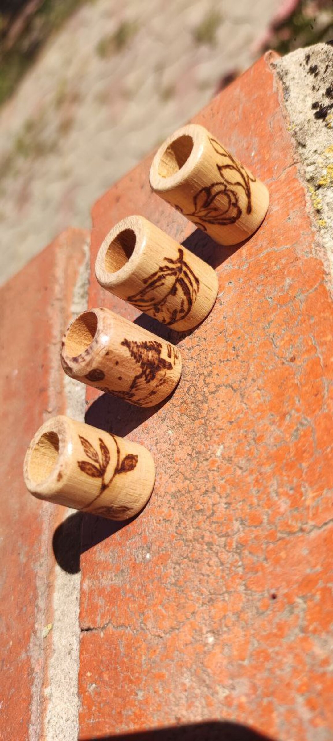 Beads Hair, Wooden Dread Bead, Hair Beads, Hande Made Beads for Dread ...
