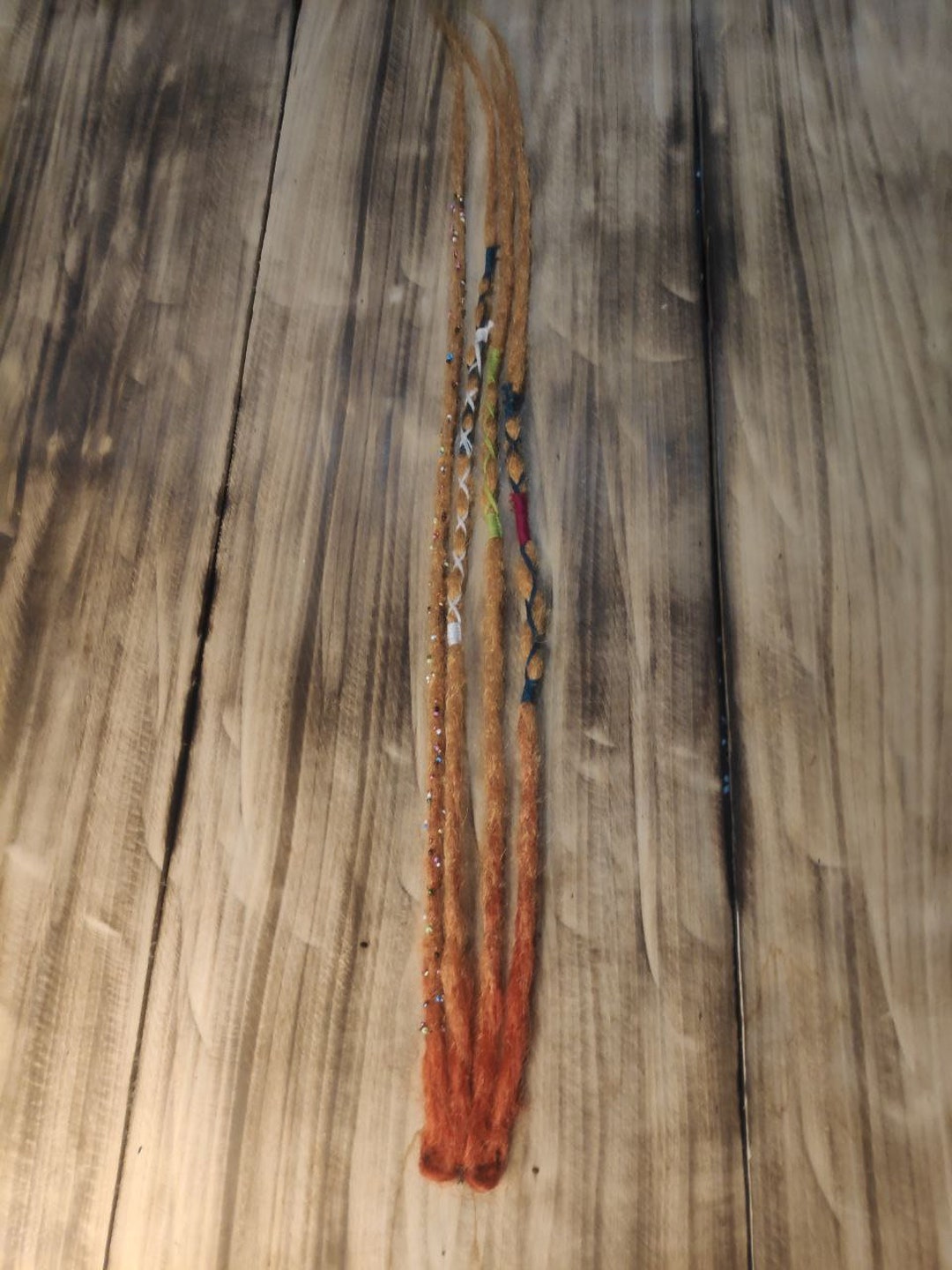 Synthetic Dreadlock Extensions on Hair Clips Hair Clip-in Dreads and ...