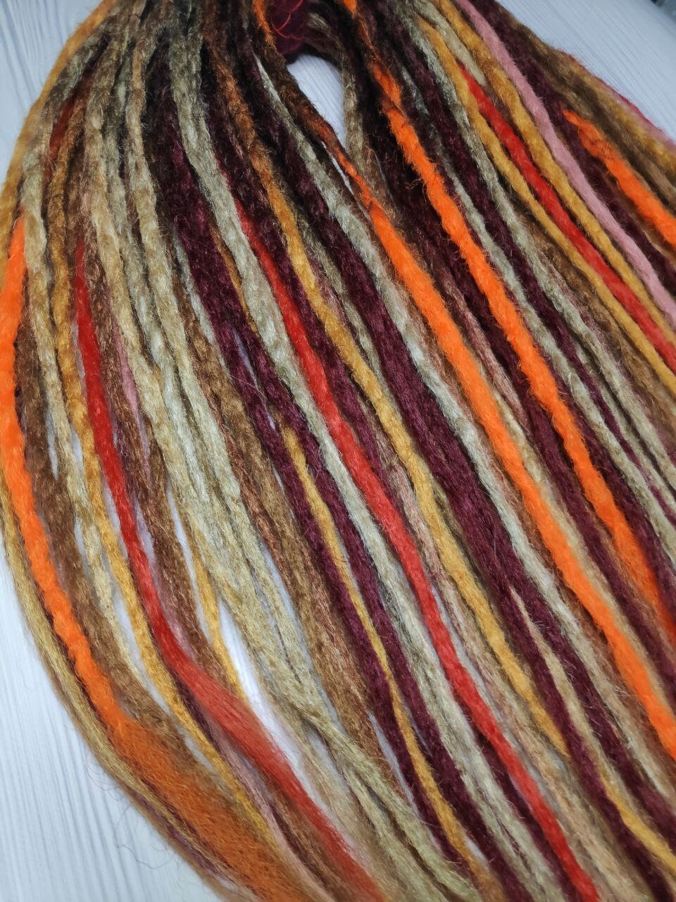 Full Set Double Ended & Single Ended Locs Crochet Dreadlocks Custom ...