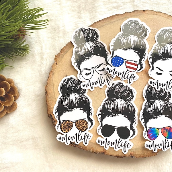 Messy Bun Stickers - Etsy
