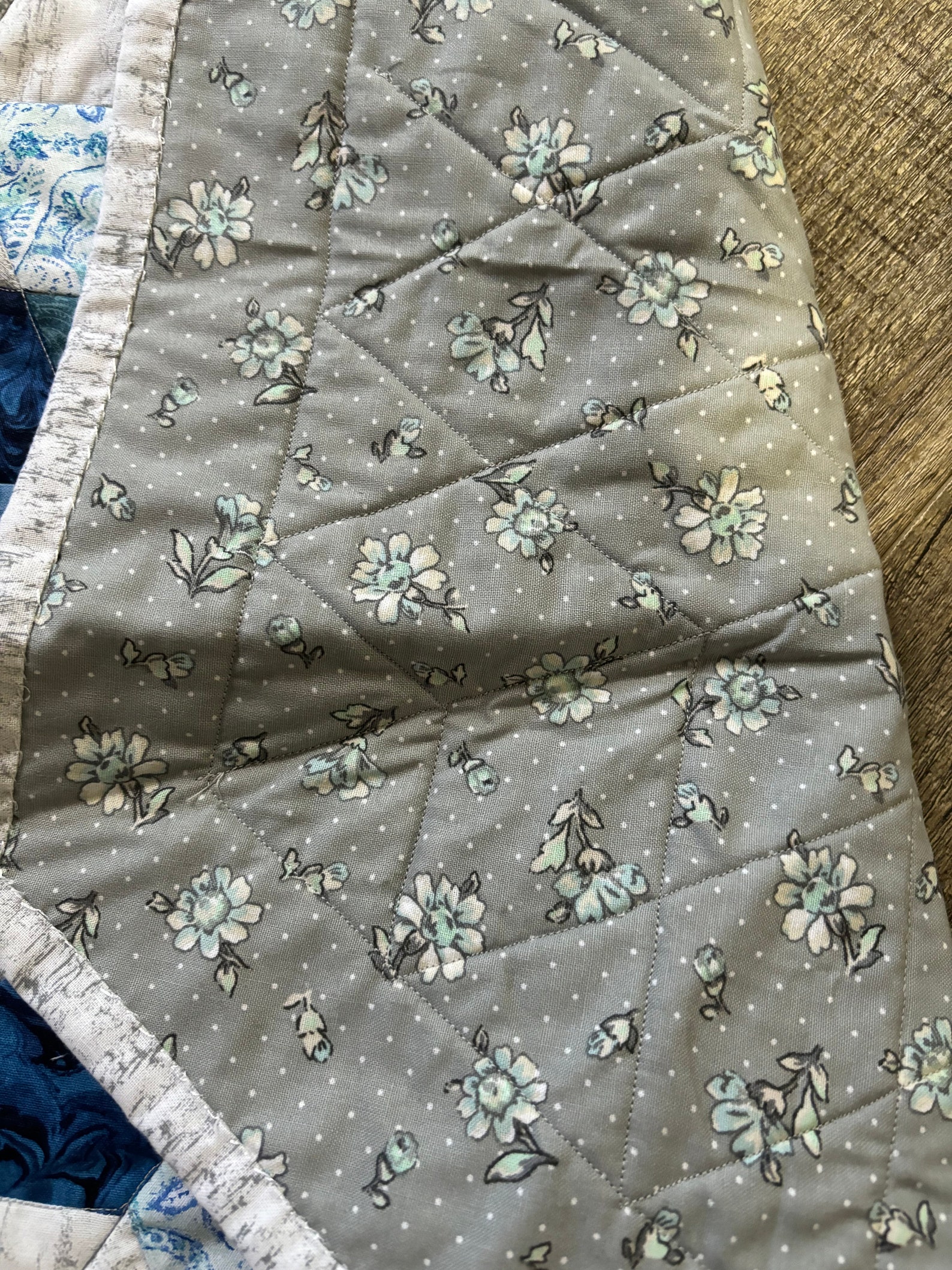 Shades of Blue Table Topper - Etsy
