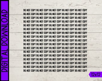Do Not Copy Watermark Png - Etsy