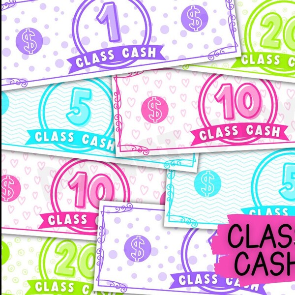 Cash Money Chart - Etsy