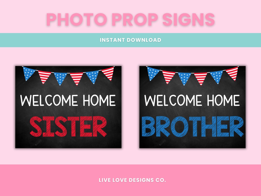 Welcome Home Military Deployment Sign for Sister or Brother - Etsy