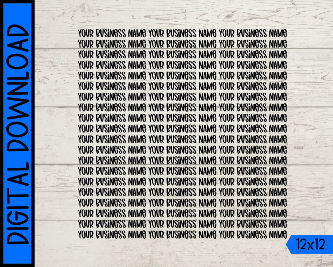 EDITABLE Watermark Image for Small Business Transparent PNG - Etsy