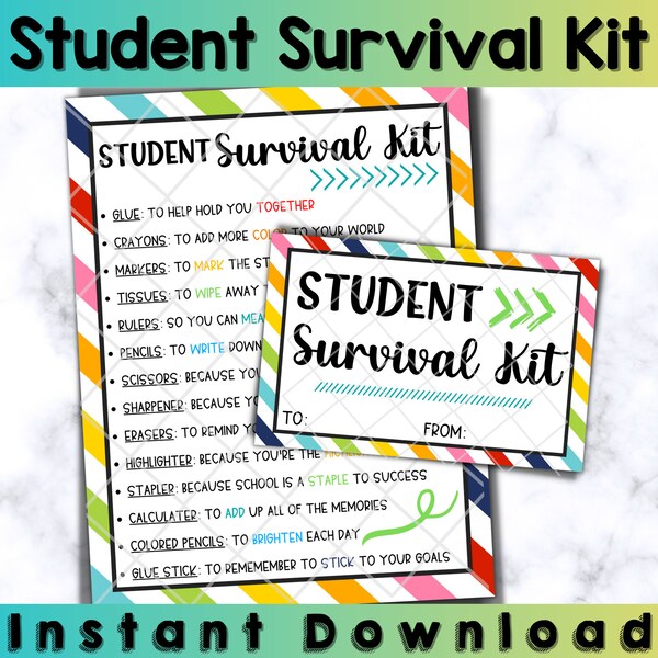 Teacher Survival Kit - Etsy