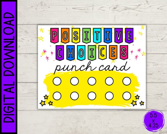 Punch Card Positive