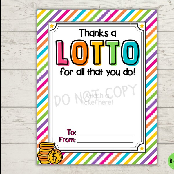 Thanks a Lotto - Etsy