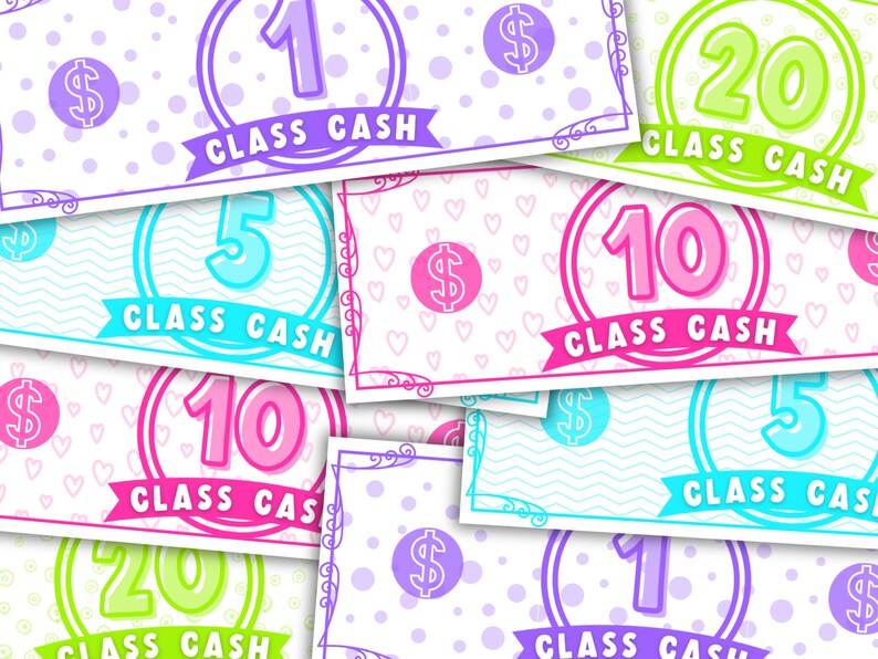 Classroom Cash Printable Play Money - Etsy