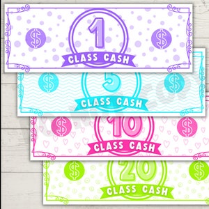 Classroom Cash Printable Play Money digital Download - Etsy