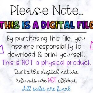 Generic Punch Card Printable Template digital Download - Etsy