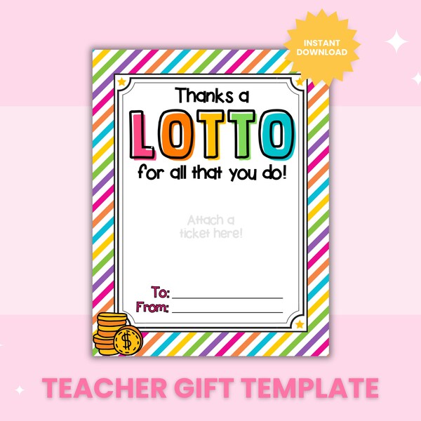 Thanks a Lotto - Etsy