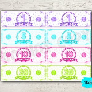 Classroom Cash Printable Play Money digital Download - Etsy