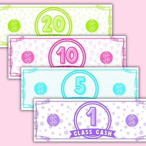 Classroom Cash Printable Play Money - Etsy