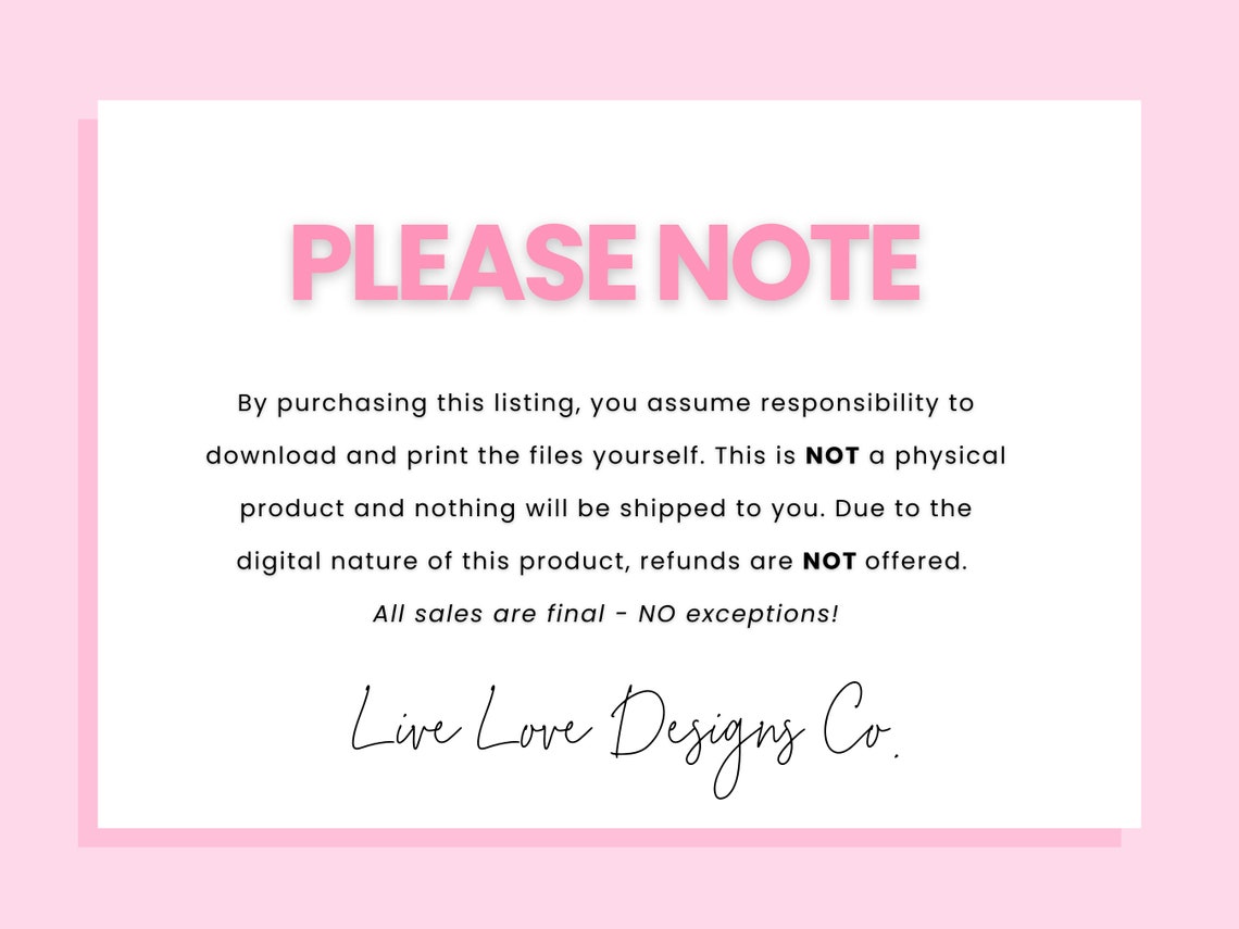 EDITABLE Pink Customer Punch Card or Loyalty Card for Small Business - Etsy