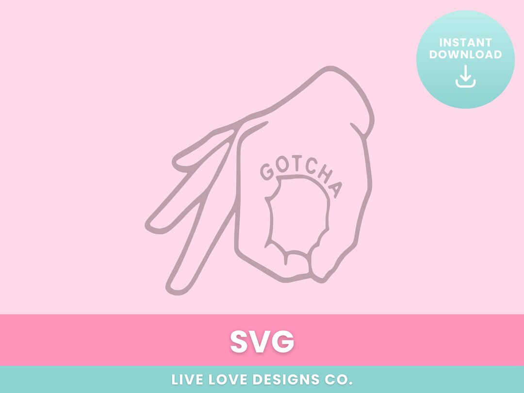 Asshole Gotcha Symbol SVG File - Etsy