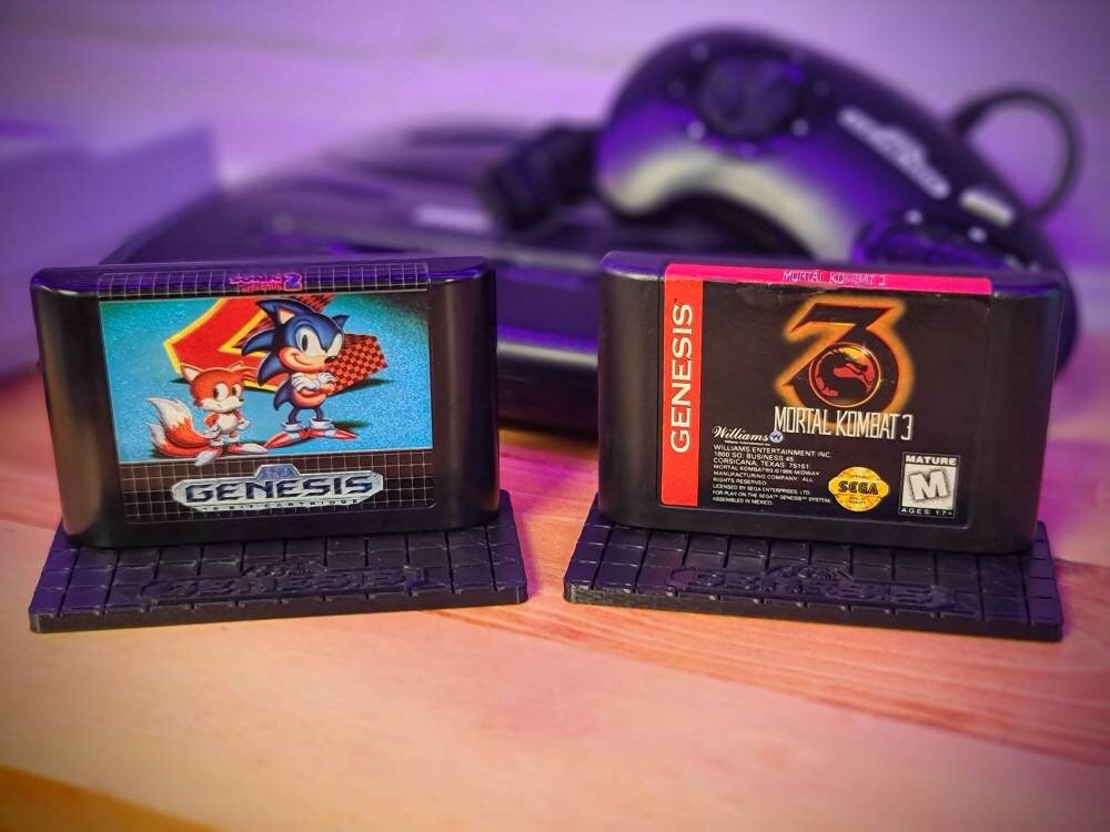 Sega Genesis Game Display Stand 3D Printed - Etsy