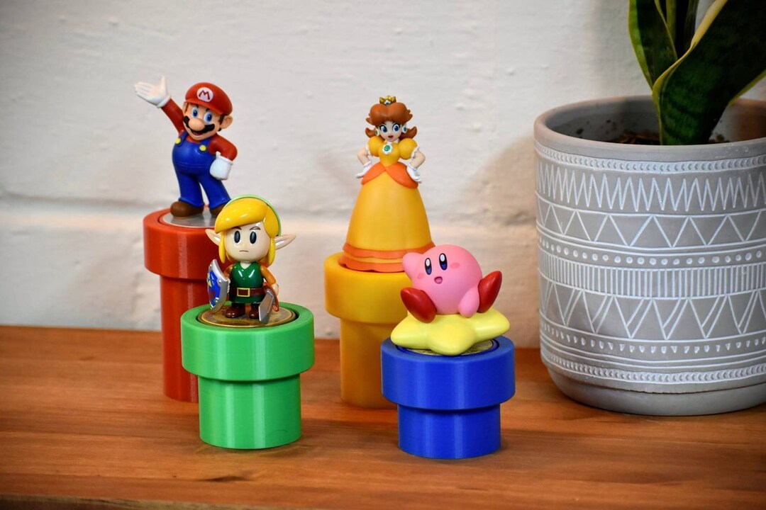 Amiibo Display Stand 4 Pack - Warp Pipe - 3D Printed - Etsy