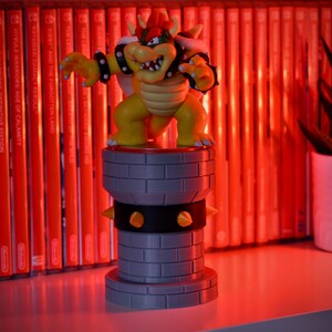Bowser's Castle Inspired Amiibo Display Stand - 3D Printed - Etsy
