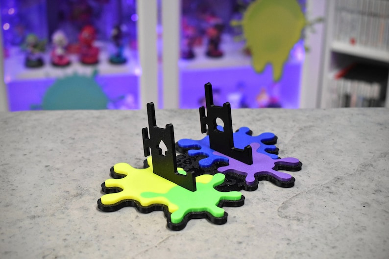 Splatoon 3 Nintendo Switch Special Edition Joycon Display Stand - 3D ...