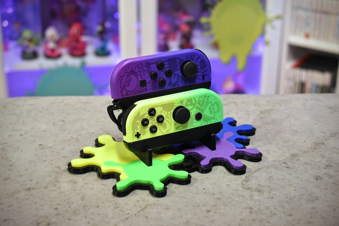 Splatoon 3 Nintendo Switch Special Edition Joycon Display Stand - 3D ...