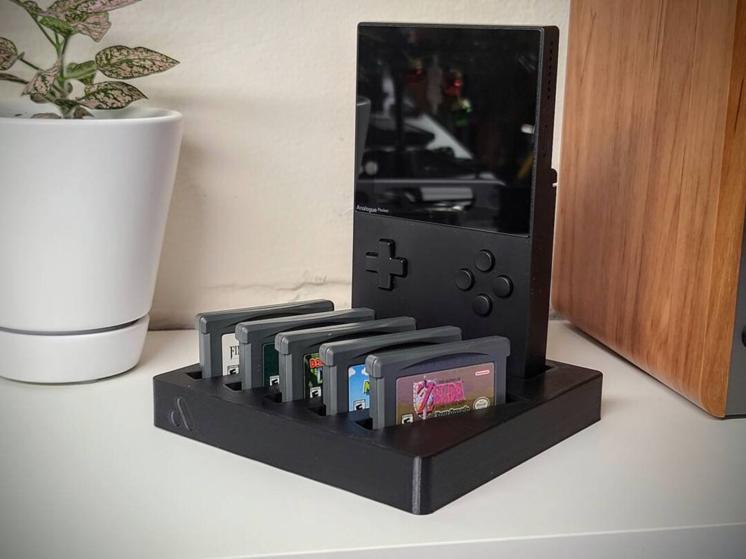 Compact Analogue Pocket Storage Stand - Stores Gameboy and Gamegear ...