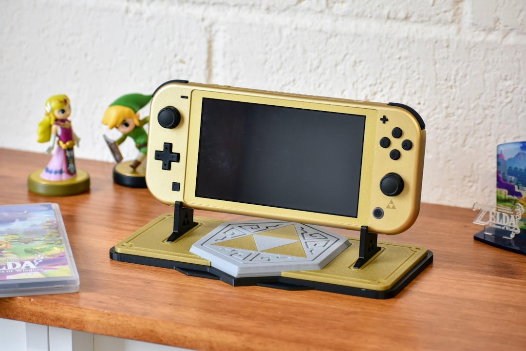 Hyrule Edition Switch Lite Display Stand - Legend of Zelda - 3D Printed ...
