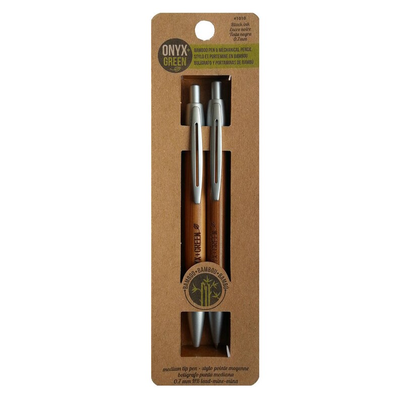 ECO FRIENDLY Bamboo Pencil Set / Pack of 2 / Biodegradable ...
