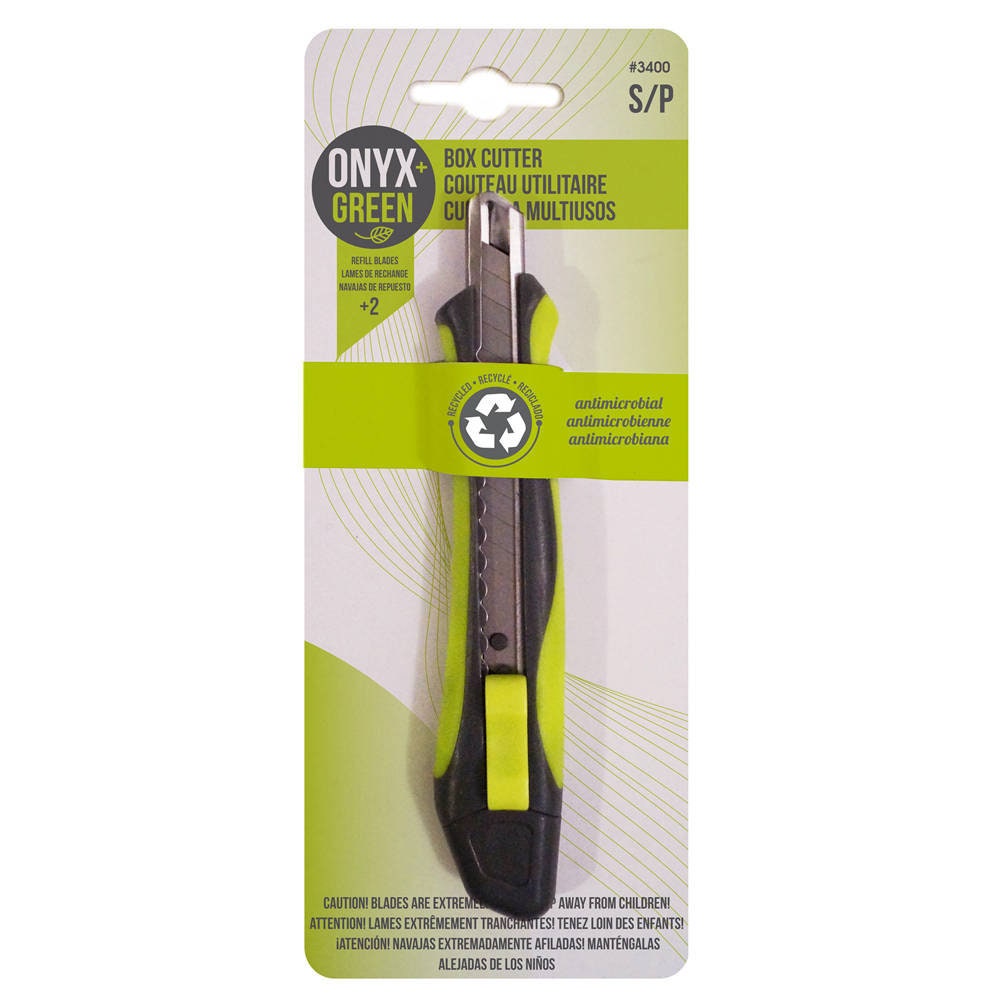ECO FRIENDLY Box Cutter / Made With Recycled Plastic / Anti-microbial ...