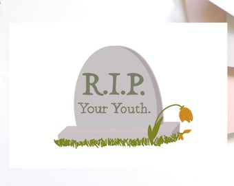 Rip Youth Birthday Card - Etsy