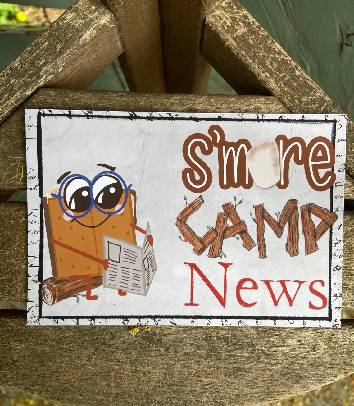 Hello from Camp Pre-Stamped Postcards Sleepaway Camp | Etsy