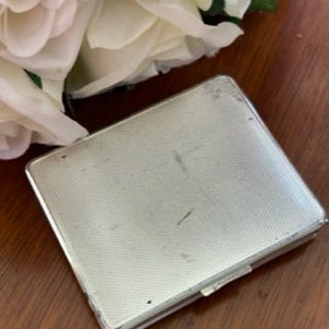 Art Deco Alpaca Silver Powder Compact and Mirror - Etsy