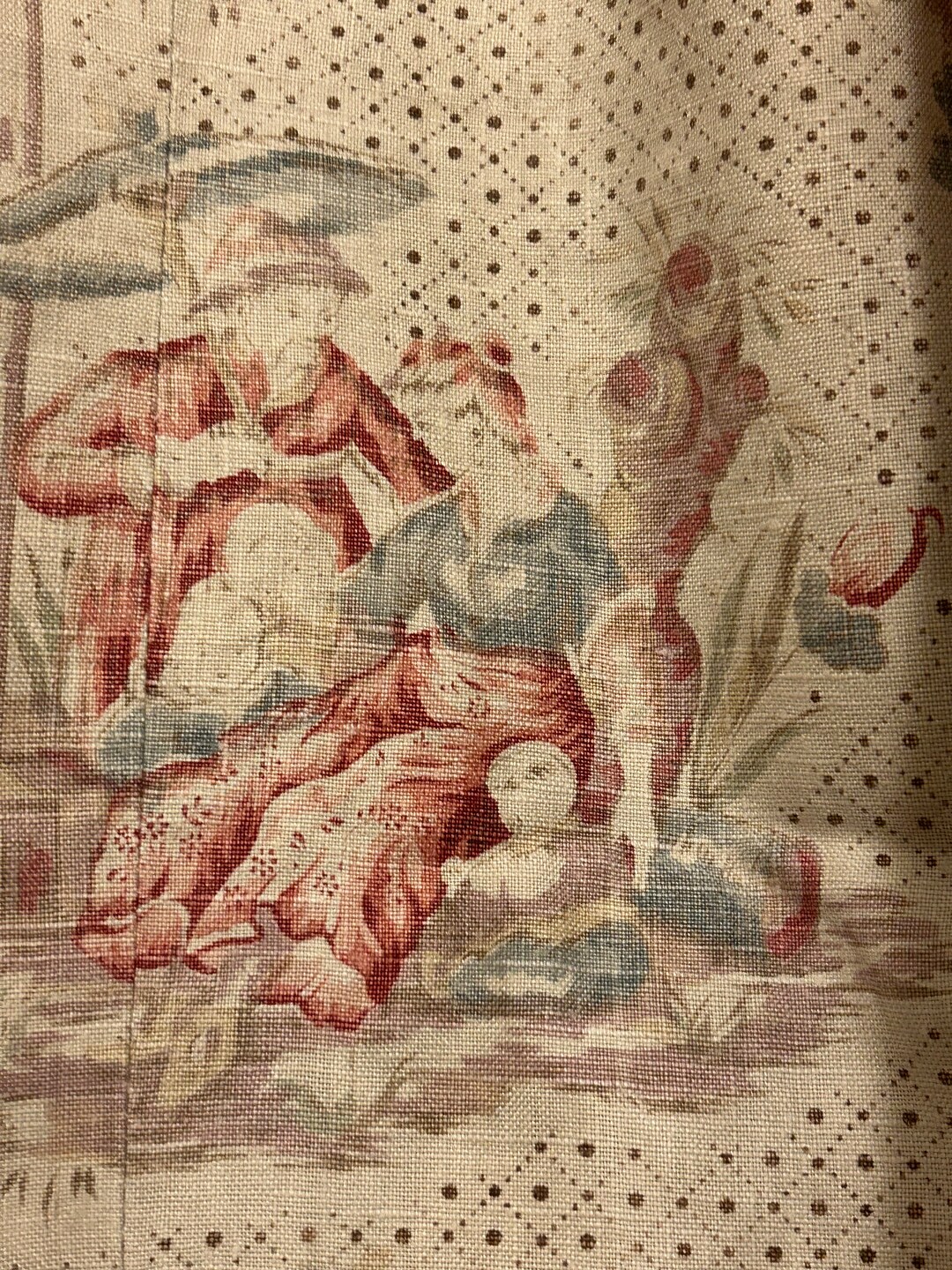 Antique Chinoiserie Chateau Curtains French 18thc Linen - Etsy