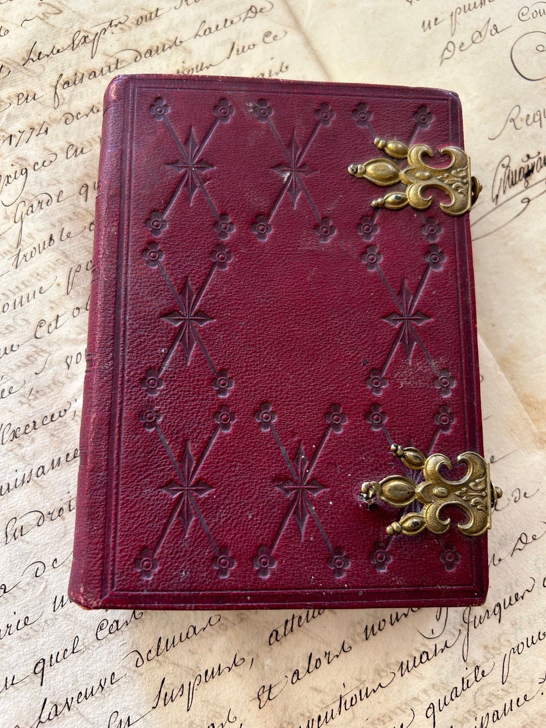 Antique French Album 19th Century Prints - Etsy