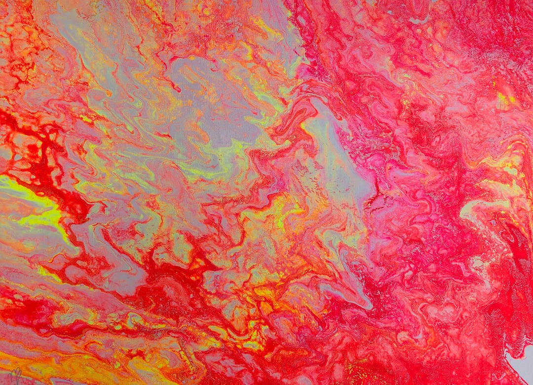 Original Painting Neon Takeover 18x24x1.5 Original - Etsy