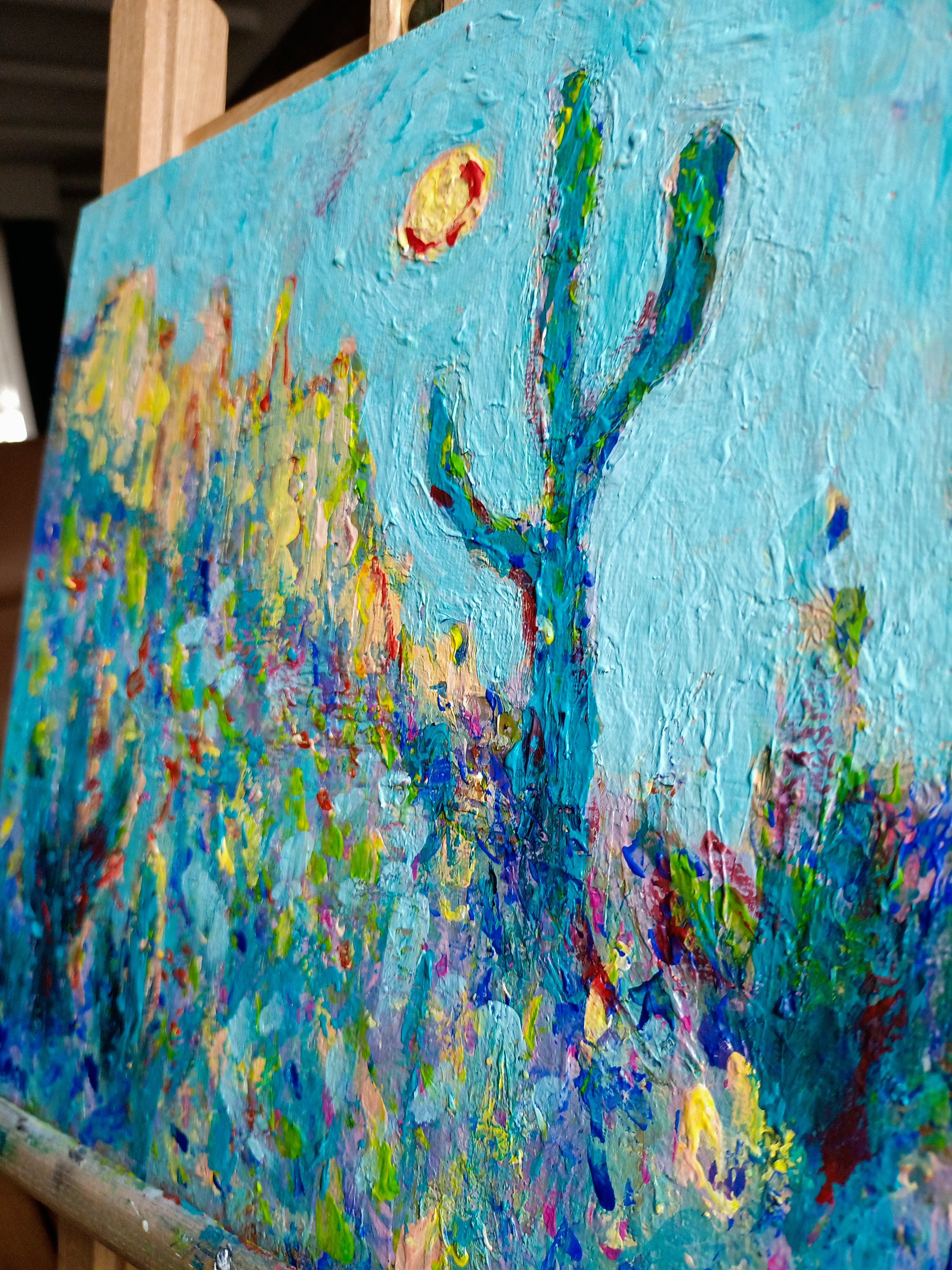 Red Mesa Landscape Painting of Red Mountain in Mesa Arizona - Etsy