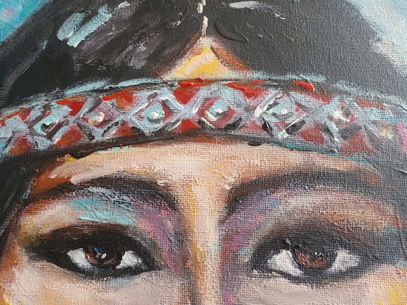 Pinturas Nativas Americanas Coloridas Mujeres Nativas Americanas