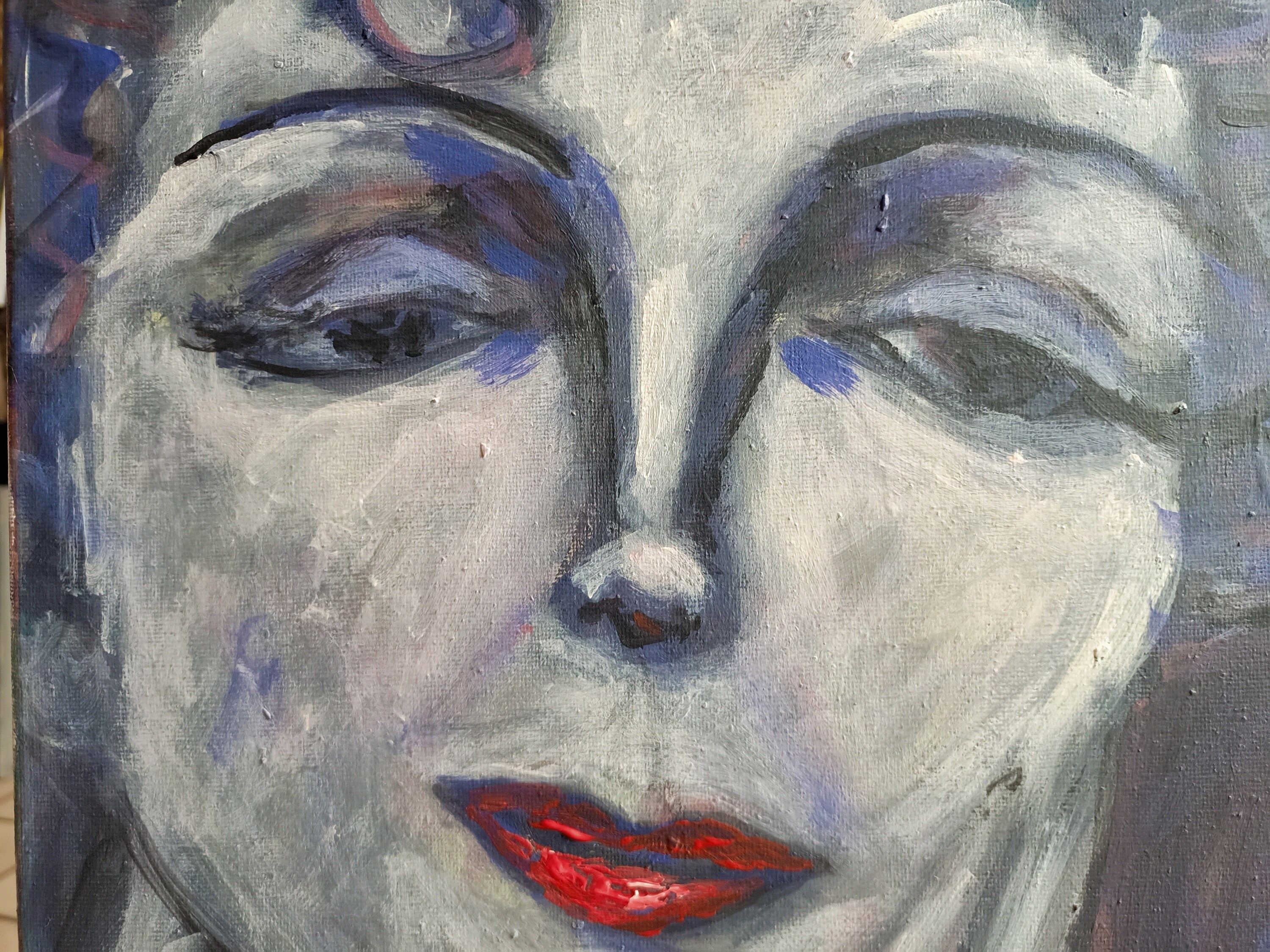 Edith Piaf Portrait, French Singer Painting, Paris Painting, Love ART ...