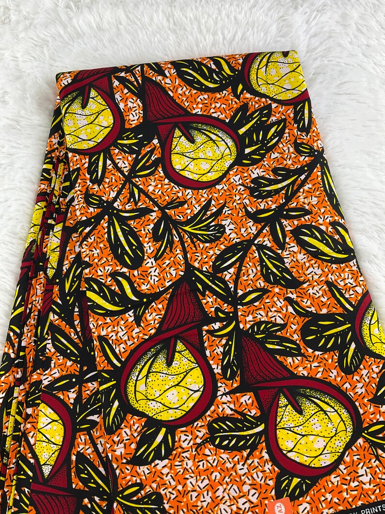Multicolor Red African Fabric/african Prints/ Ankara Fabric/ African ...
