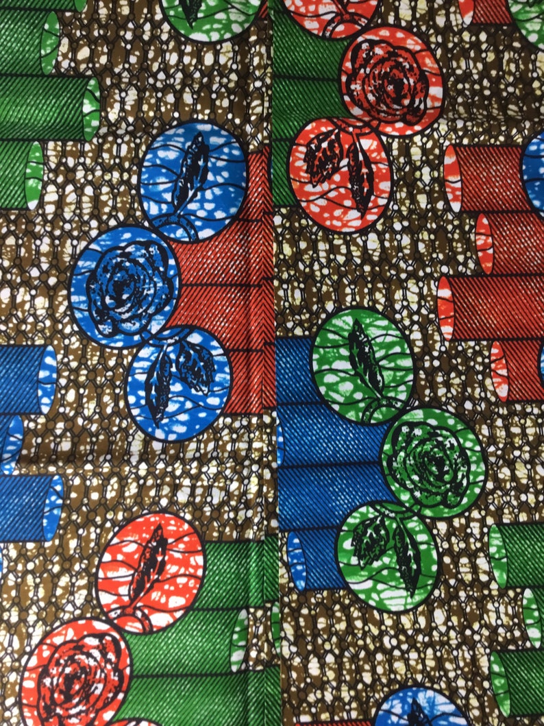 African Fabric 6 Yards/ankara Fabric by the Yards/ African | Etsy