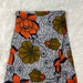 Cream and Orange African Fabric/african Prints/ Ankara Fabric/ - Etsy