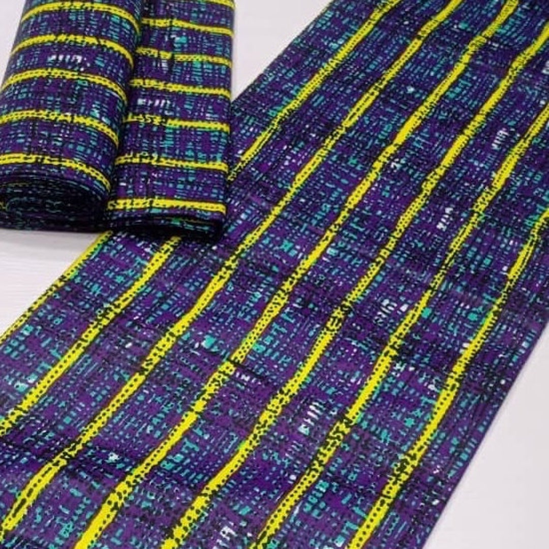African Fabric/african Prints/ Ankara Fabric/ Wax Print/ Pirple and ...
